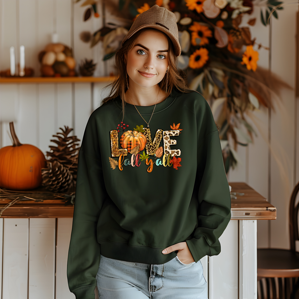 FA100-Love Fall Y'all Sweatshirt - The imprint doctor